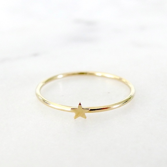 instant crush jewelry | Jewelry | Tiny Star Stacking Ring 4k Gold ...
